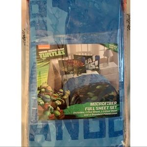 Nickelodeon | Bedding | New Nickelodeon Tmnt Microfiber Full Sheets ...
